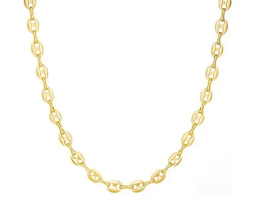 DONATELLO GIAN Name' -plated Link Necklace - Gold