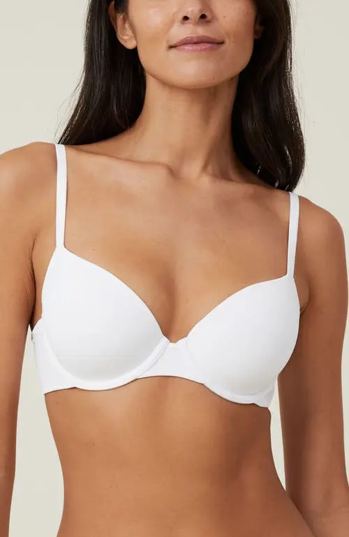 Cotton:on Ultimate Comfort T-shirt Bra - White