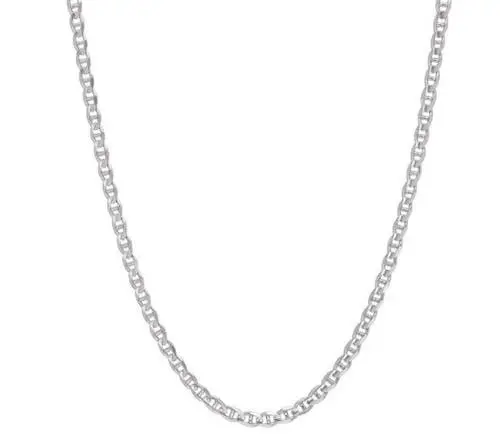 DONATELLO GIAN Sterling Anchor Chain Necklace