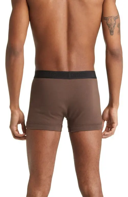 TOM FORD Cotton Stretch Jersey Boxer Briefs - Dark Brown