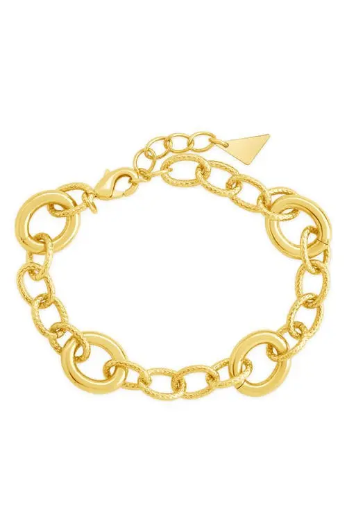 Sterling Forever Carter Chain Bracelet - Gold