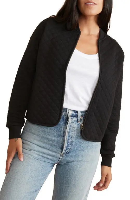 Marine Layer Corbet Quilted Bomber Jacket