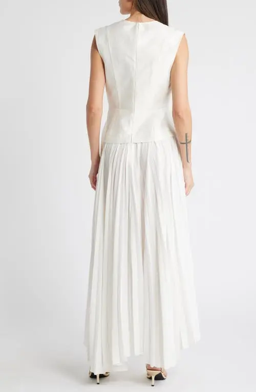 Acler Ellenbrook Linen-blend Gown