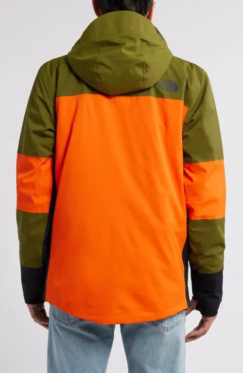 The North Face Snowsquall Insulated Jacket - Tnf Orange/forest Olive