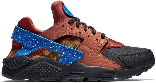 Nike Air Huarache Sneakers - Dark Cayenne/blue Spark/black