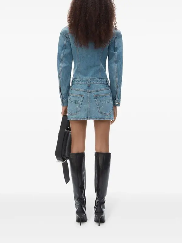 Alexander Wang Denim Shirt Dress - Blue | Editorialist