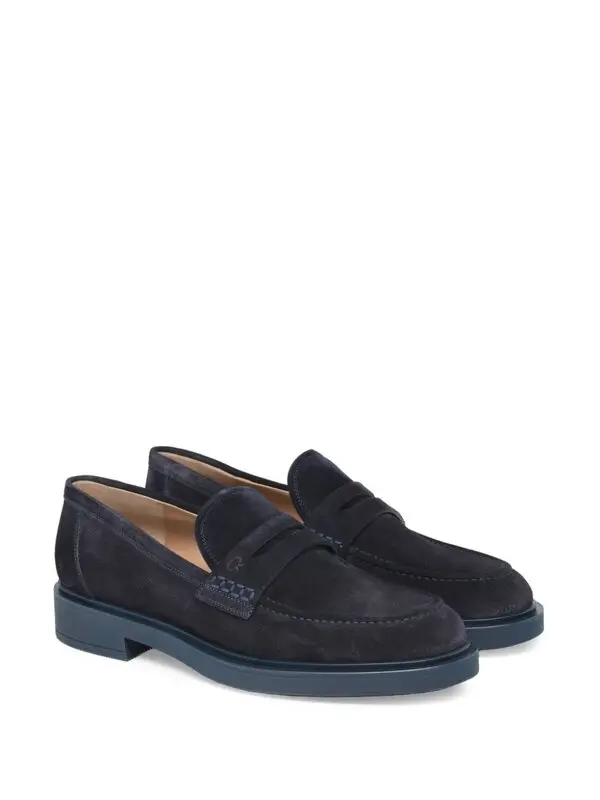 GIANVITO ROSSI Harris Loafers - Blue