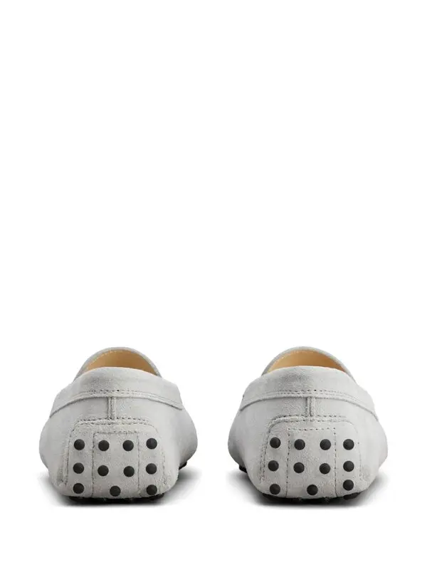 TOD'S Leather Loafers - Grey