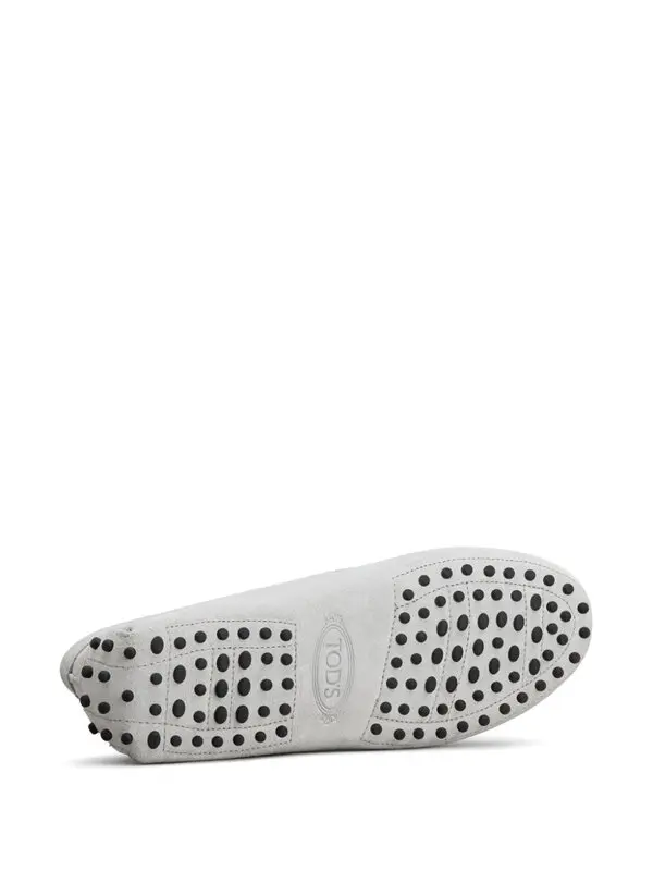 TOD'S Leather Loafers - Grey