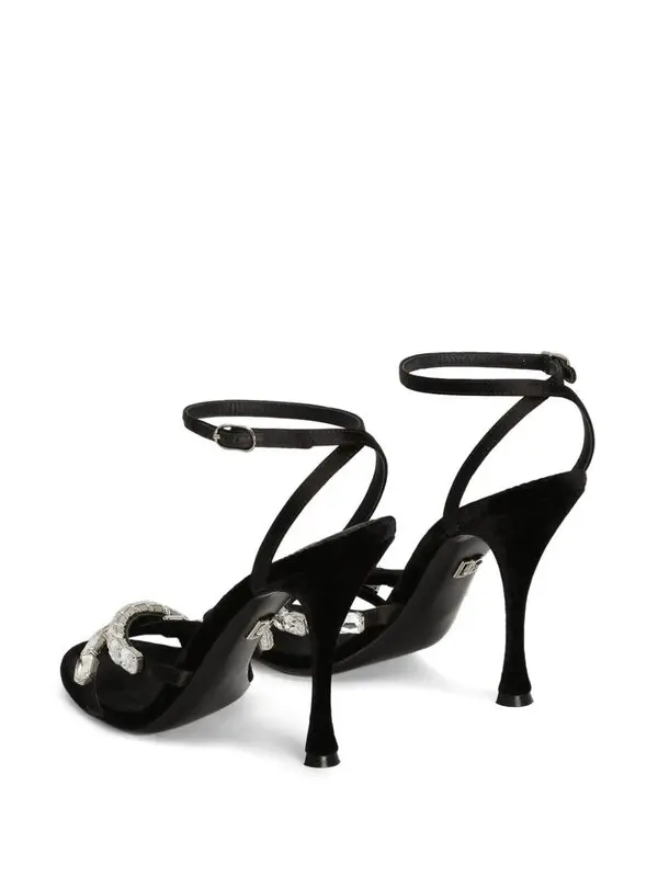 Dolce & Gabbana Crystal-embellished Stiletto Sandals