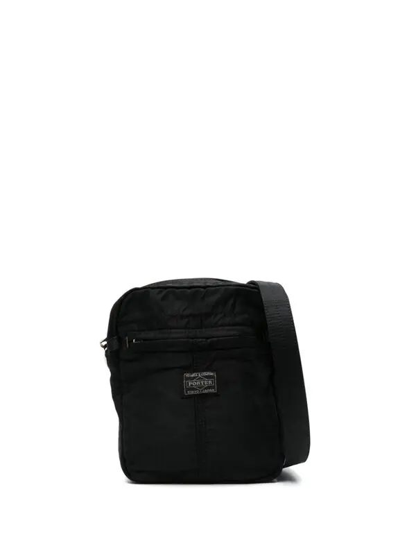 PORTER-YOSHIDA & CO Logo Tag Messenger Bag - Black