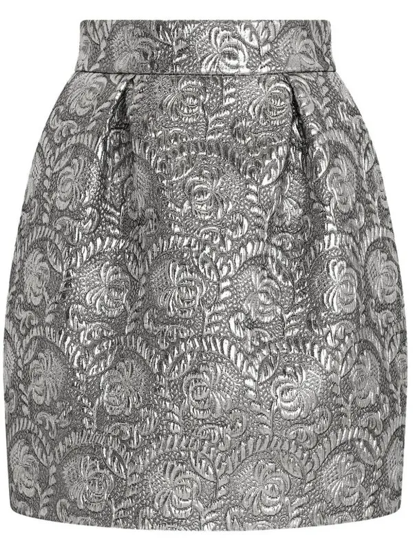 Dolce & Gabbana Brocade-effect Midi Skirt