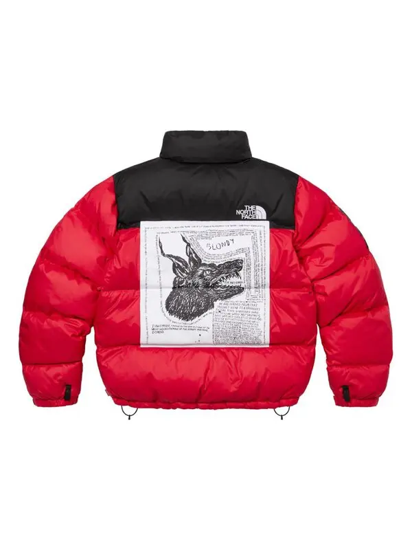 Supreme X The North Face Nuptse Jacket - Red