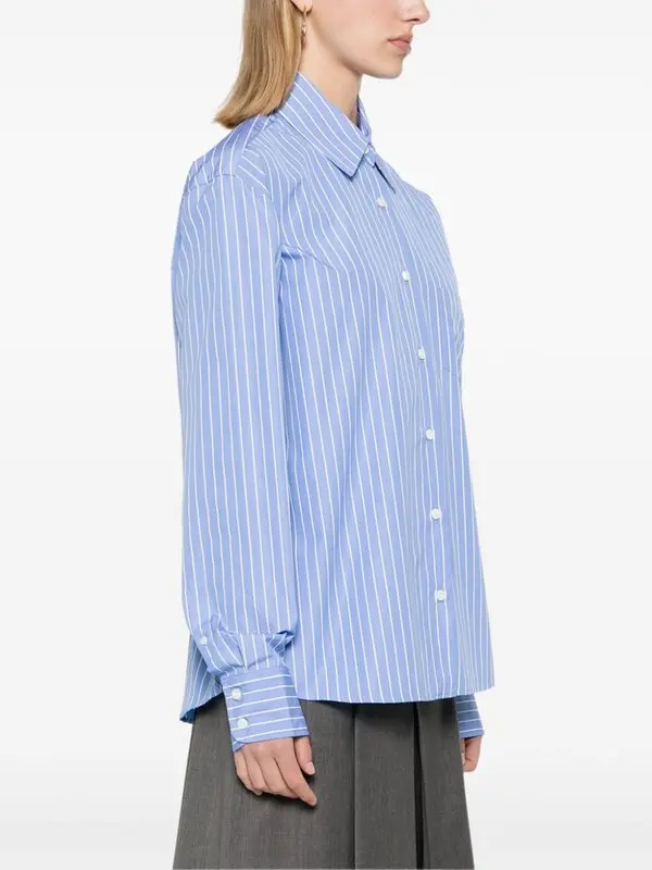 Prada Striped Poplin Shirt