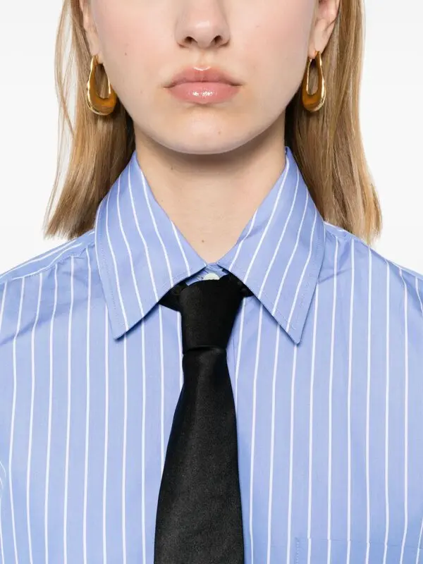 Prada Striped Poplin Shirt