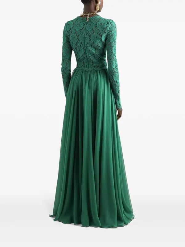Dolce & Gabbana Lace-panel Gown