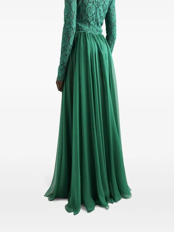 Dolce & Gabbana Lace-panel Gown