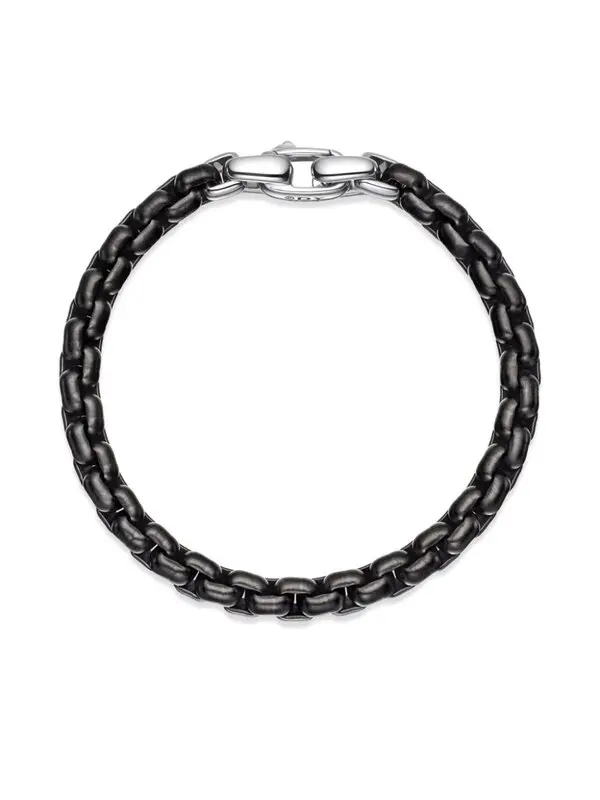 David Yurman Sterling Box Chain Bracelet - Silver