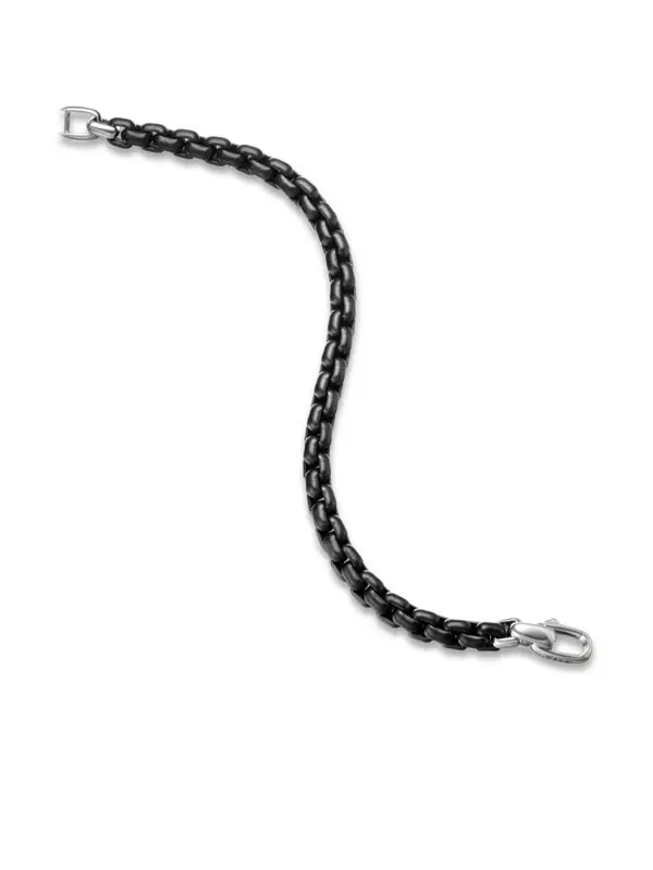 David Yurman Sterling Box Chain Bracelet - Silver