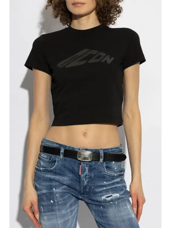 Dsquared2 Logo-print T-shirt - Black