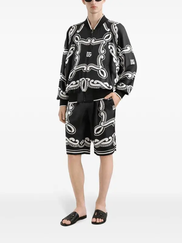 Dolce & Gabbana Bandana-print Shorts