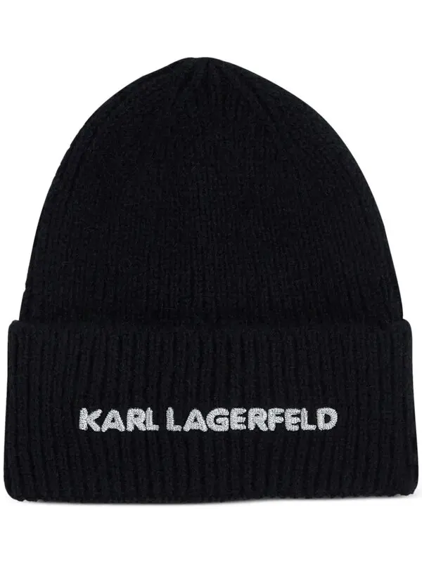 Karl Lagerfeld K/essential Beanie - Black