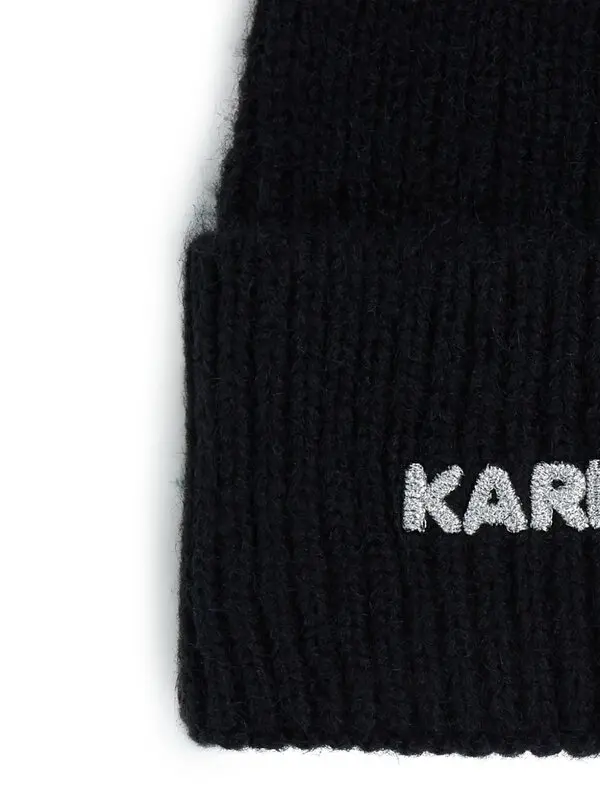 Karl Lagerfeld K/essential Beanie - Black