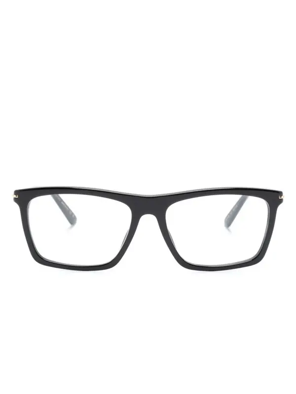 Gucci Logo Rectangle Eyeglasses - Black