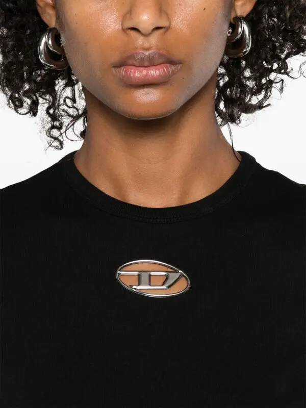 DIESEL® T-uncutie-long-od T-shirt - Black