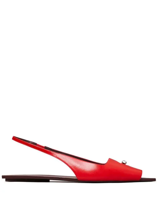Tory Burch Pierced Slingback Sandals