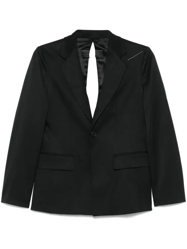 MAISON MARGIELA Cut-out Blazer - Black