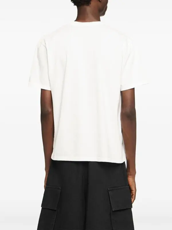 JW Anderson Anchor-embroidered T-shirt - White