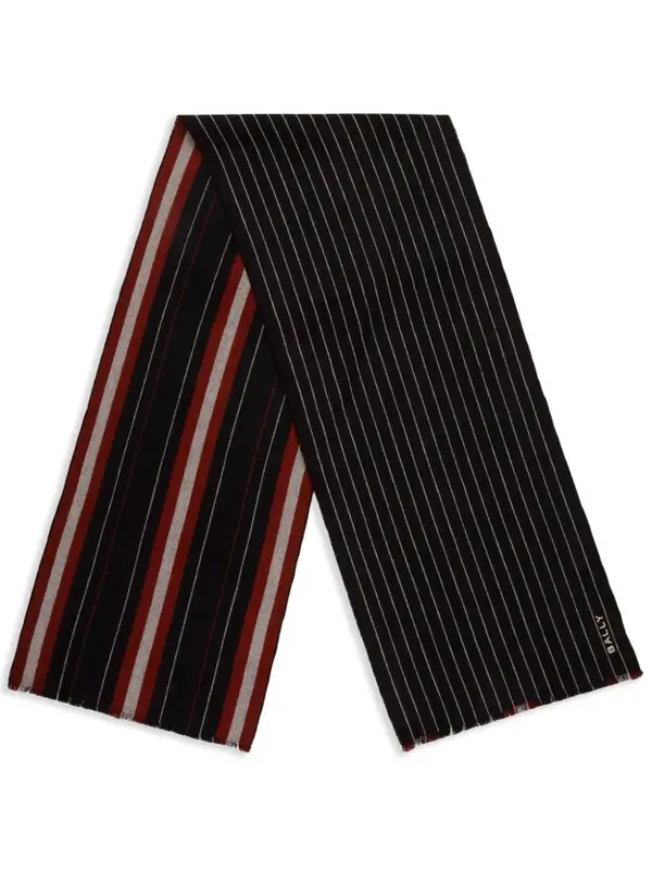 Bally Striped Scarf - Blue