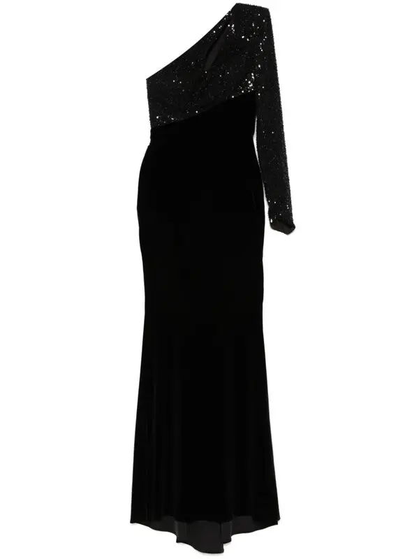 CRISTALLINI Zephyra Gown - Black