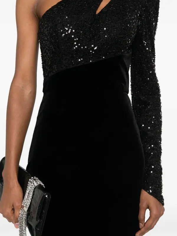 CRISTALLINI Zephyra Gown - Black