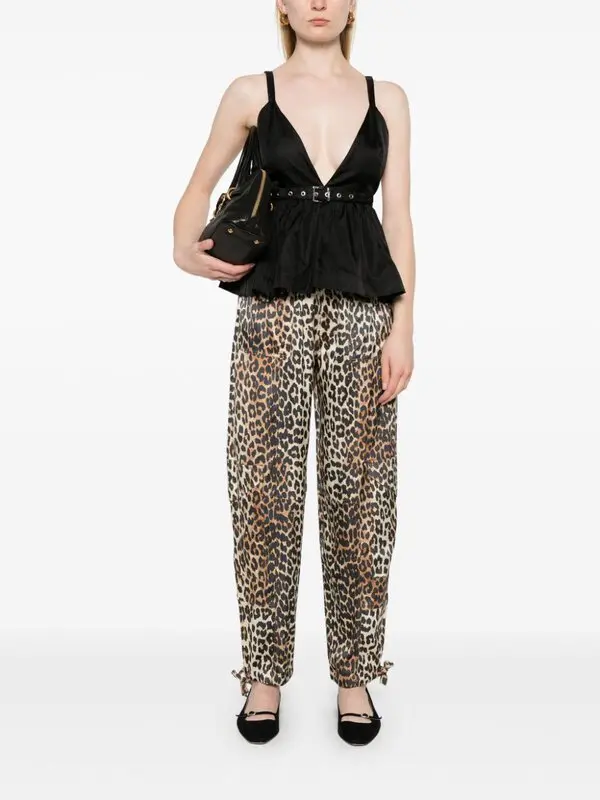 GANNI Duchesse Strap Top