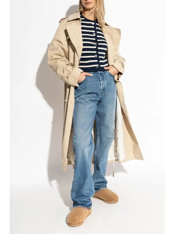 Theory Striped Knit Cardigan