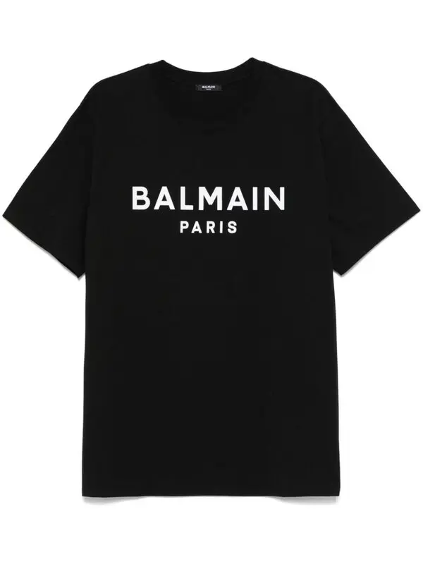 Balmain Logo-print T-shirt - Black