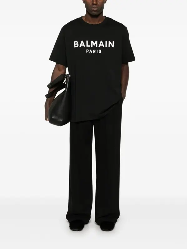 Balmain Logo-print T-shirt - Black