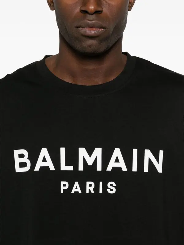 Balmain Logo-print T-shirt - Black