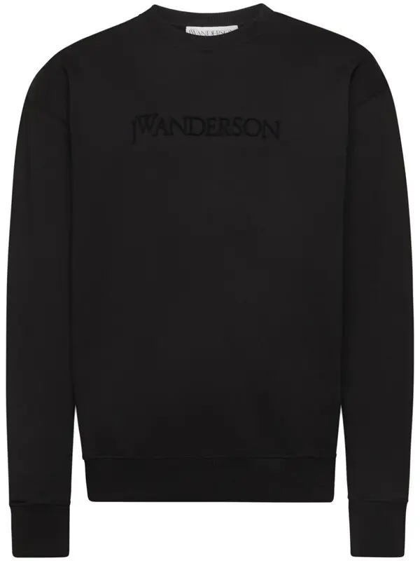 JW Anderson Logo-embroidered Sweatshirt - Black