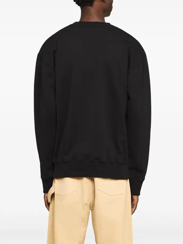 JW Anderson Logo-embroidered Sweatshirt - Black