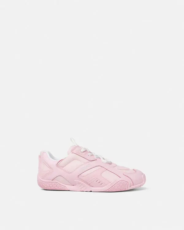 Versace Galaxia Leather Sneakers - Pink