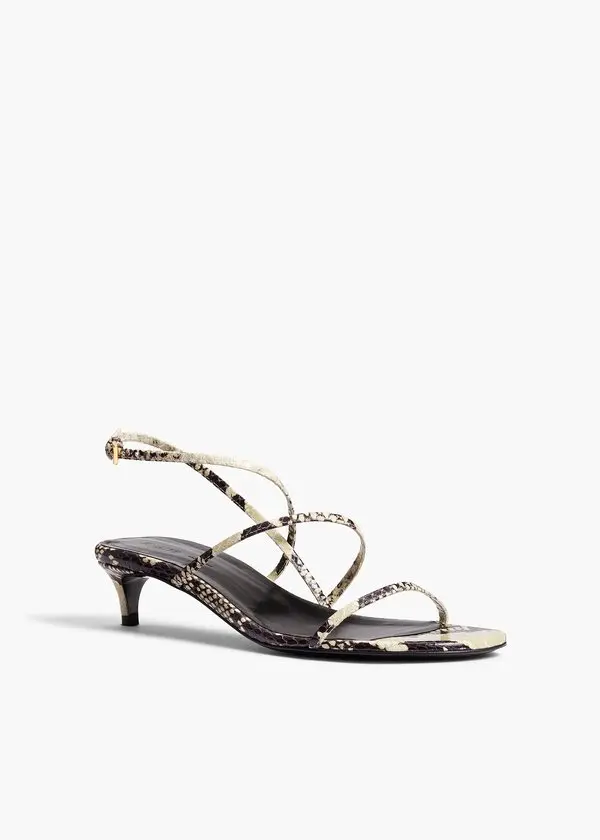 Khaite - Loop Kitten Heel Sandals