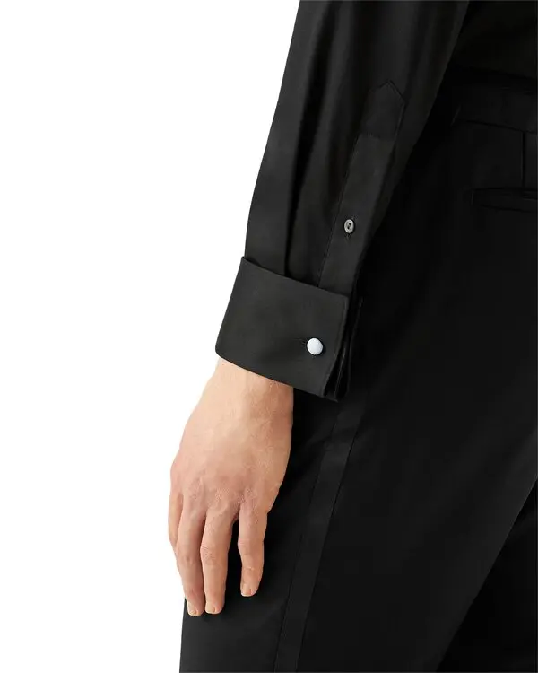 Eton Slim Fit Twill Fly Front Formal Shirt