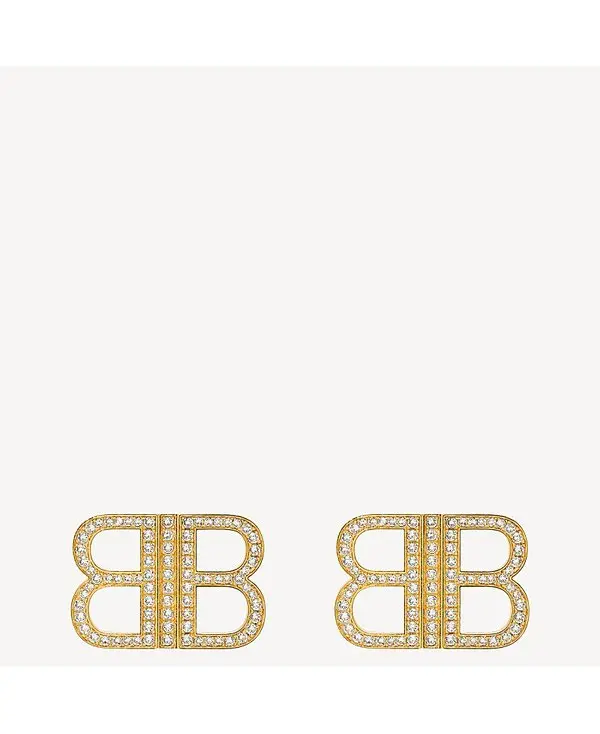 Balenciaga Bb 2.0 Earrings - Gold