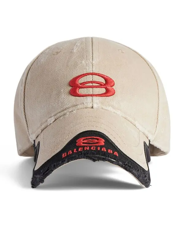 Balenciaga Unity Sports Icon Cap - Beige/red