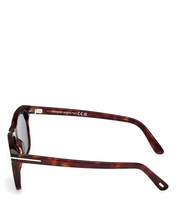 TOM FORD Square Sunglasses - Havana/blue