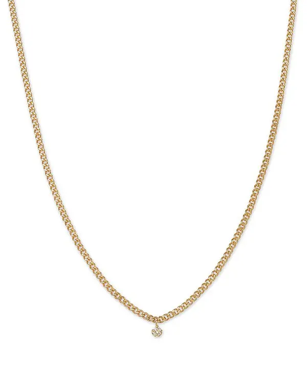 Zoe Chicco 14k Yellow Diamond Pendant Necklace - Gold