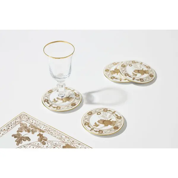 GINORI 1735 Four Piece Coaster Set